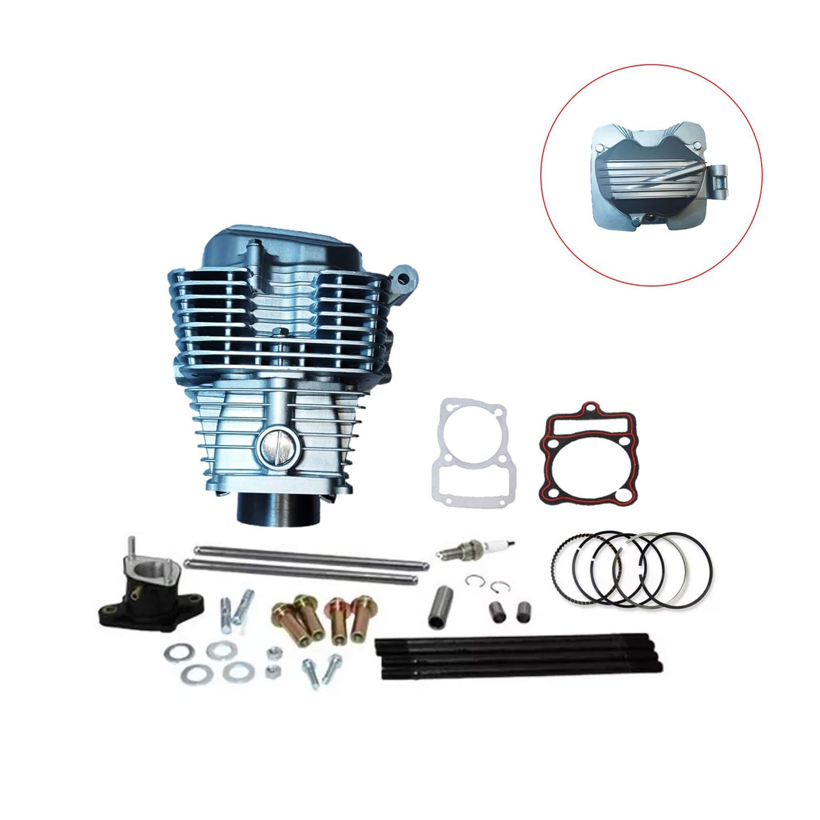 CABEZAL CG200 COMPLETO S/EJE LEVAS - MOTORCYKEL